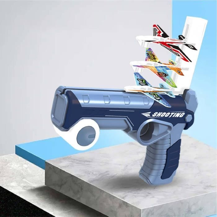 Catapult Foam Airplane Enfants Outdoor Boy Hand Throwing Gyro Glider ...