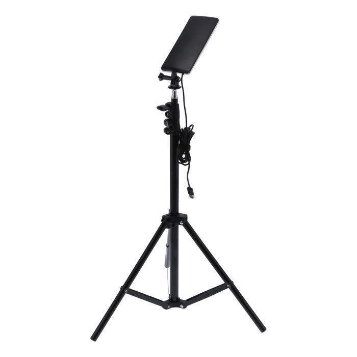 GOTOTOP Lampe de caméra télescopique Selfie Camping en plein air lampe ...