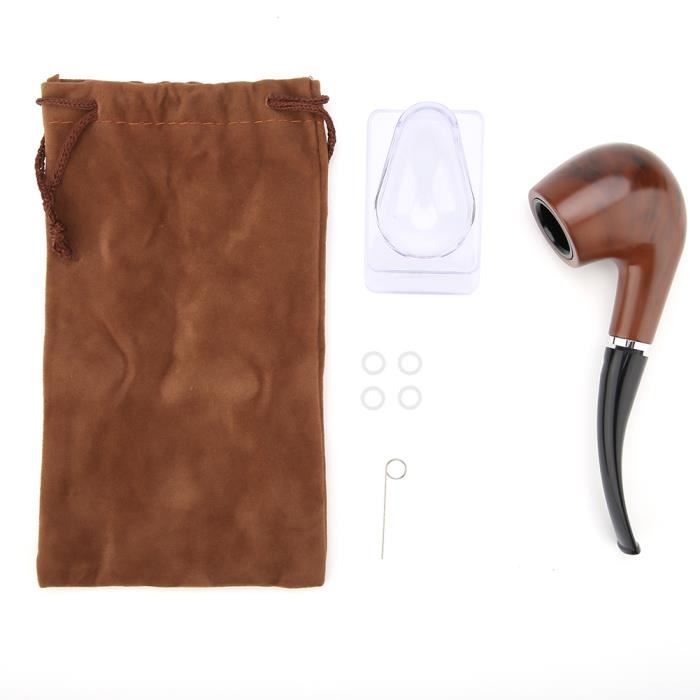 Mothinessto Pipe à fumer Pipe à cigares en bois Durable, avec filtre ...