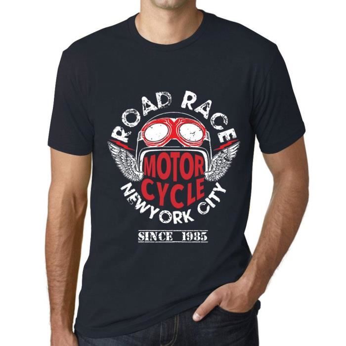 Homme Tee-Shirt Course De Moto Sur Route Depuis 1985 – Motorcycle Road ...