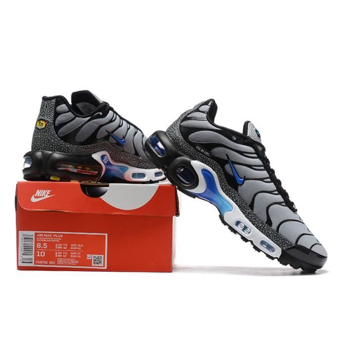 Basket NIIKKE TN Plus 3 Rétro élégant Low gang mouvement Chaussures Poudre Gris noir 8909-A123 ...