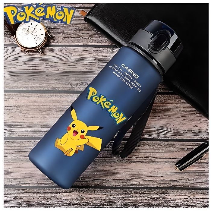 Gourde 565 ml bouchon pratique POKEMON PIKACHU + sangle - Cdiscount Sport