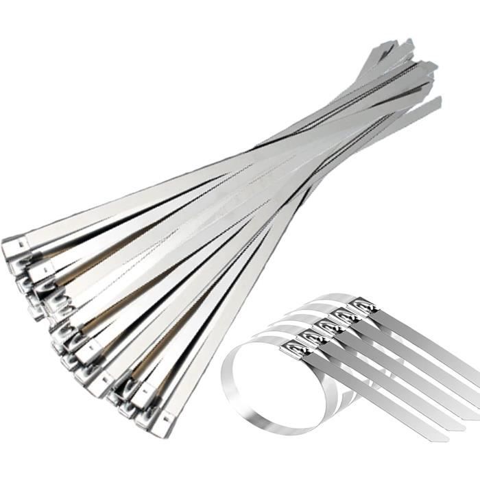 Collier de Serrage Inox 500 * 10mm, Serflex Inox, Arespark 30 Pièces ...