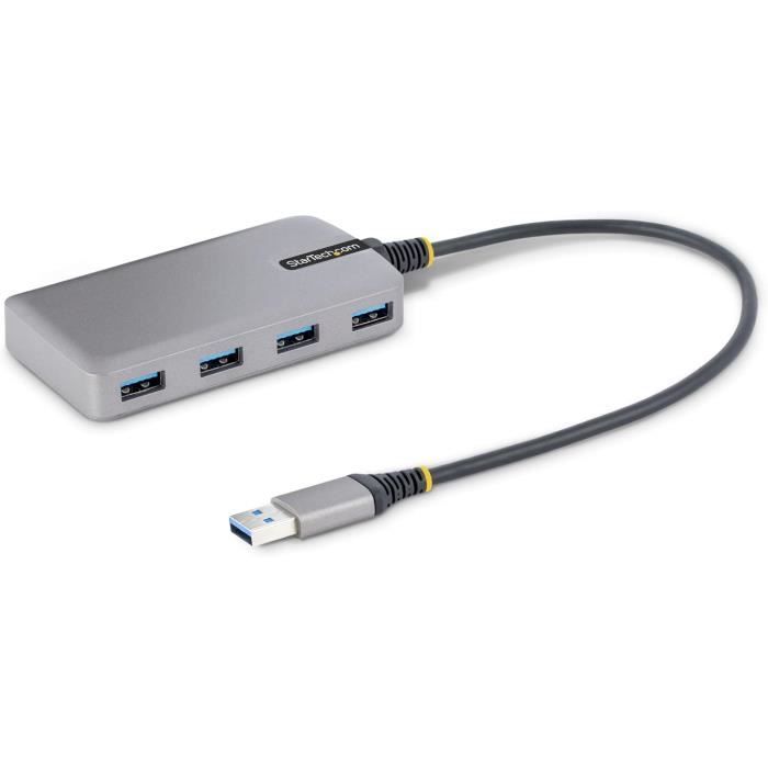 Hub Usb 4 Ports - Usb 3.0 5Gbps, Alimenté Par Bus - Hub Usb-A Vers 4X ...