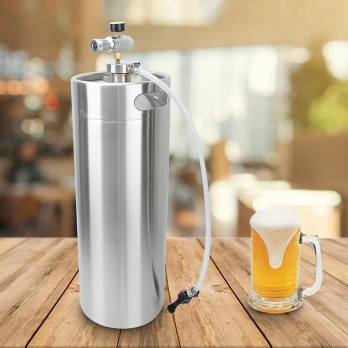 YOSOO Baril de bière 10L Homebrew Beer Keg 304 en acier inoxydable ...