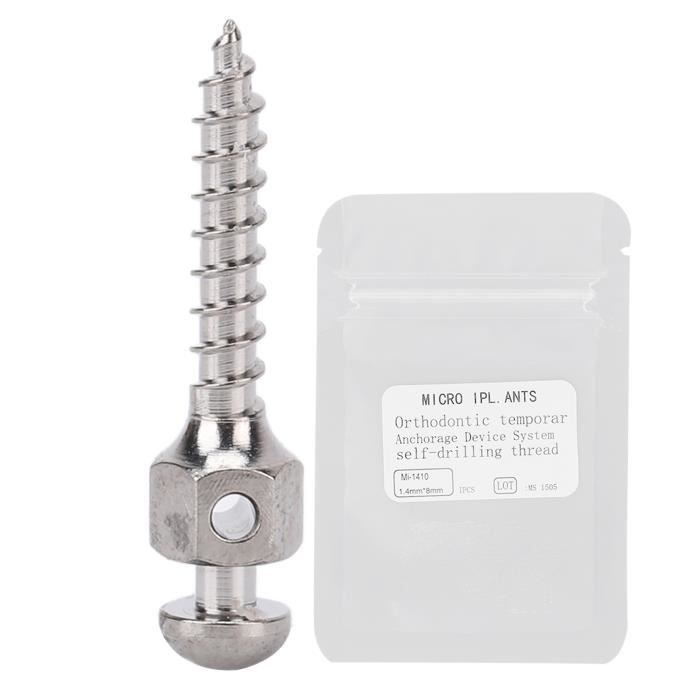 Zerone Vis de micro-implants dentaires Vis d'ancrage orthodontique pour ...