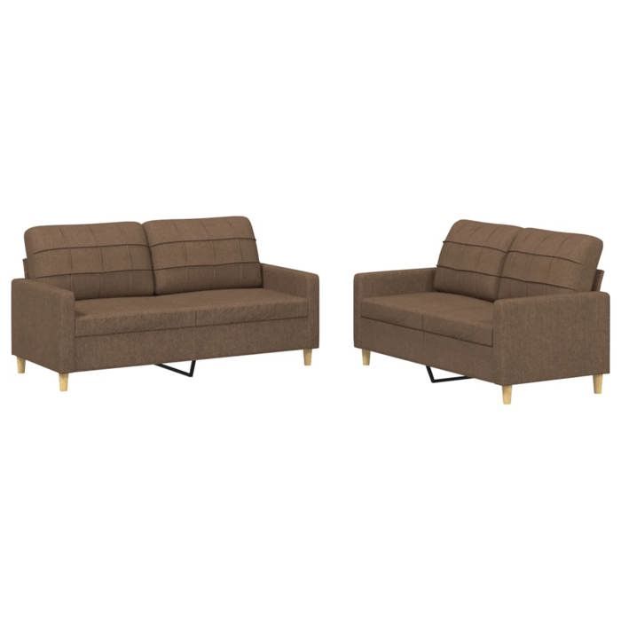 CLARENCE® Ensemble de canapés 2 pièces - Sofa Set - 4-6 personnes ...
