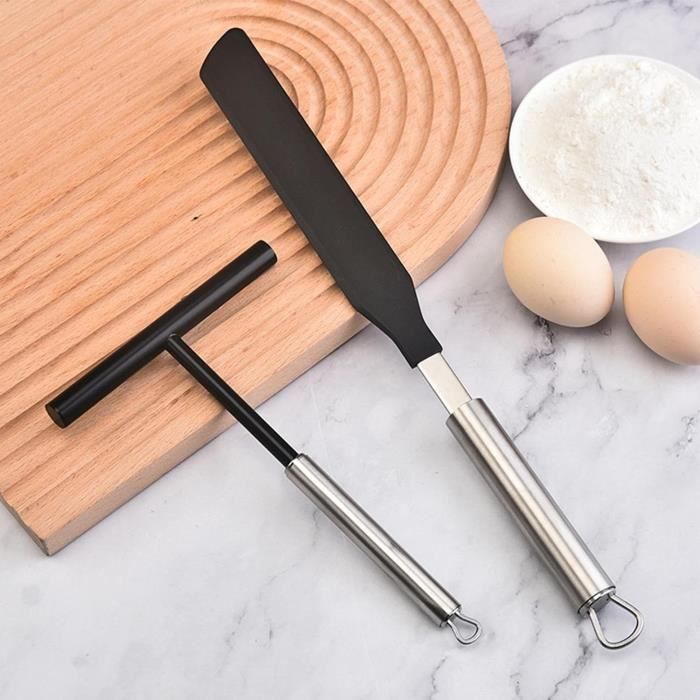 Ensemble de spatules à crêpes, ensemble de fabrication d'étaleurs de ...