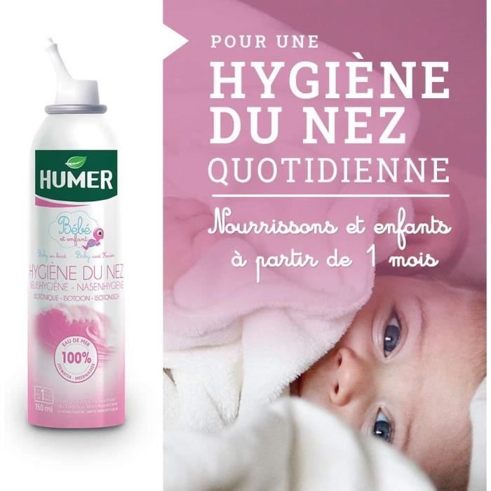 Humer - Spray Hygiène du nez Nourrissons-Enfants - 100% eau de mer ...