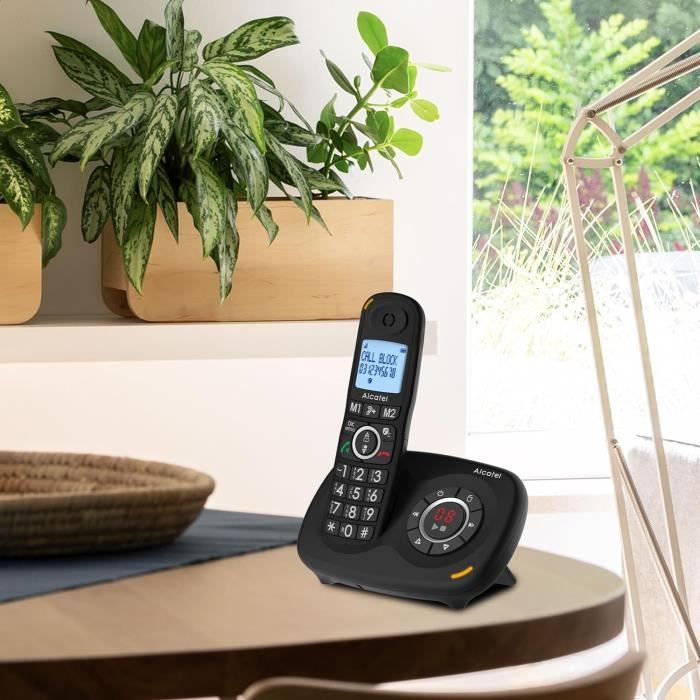 Nornward Xl595 B Voice Duo, Téléphone Sans Fil Répondeur Avec 2 ...