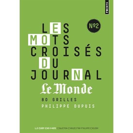 Les mots-croisés du journal Le Monde - Cdiscount Librairie