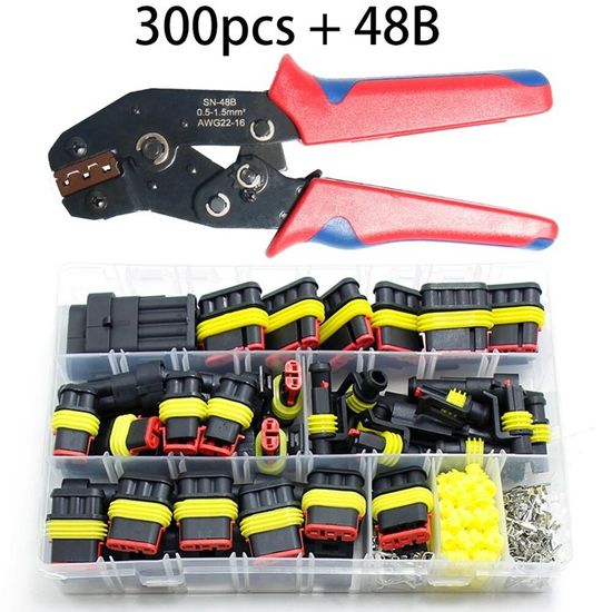Kit de connecteurs étanches pour automobile,connecteur rapide de fil ...