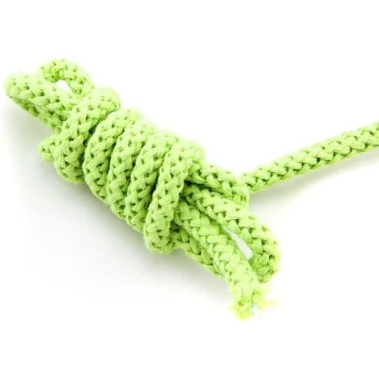 8 mm Cordon de 5 m 100 % coton - Avec noyau en polyester - Vert.[Q1970] - Cdiscount Bricolage