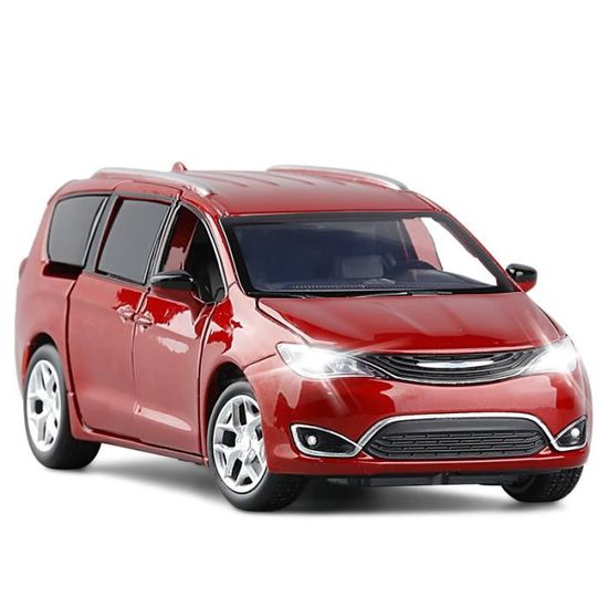 La couleur rouge Modèle de voiture Chrysler Grand voyage MPV en alliage ...