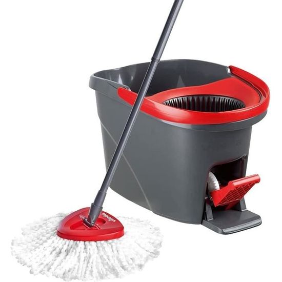 Easy Wring Clean Spin Mop Et Seau Avec Pédale, Manche Télescopique 85 ...