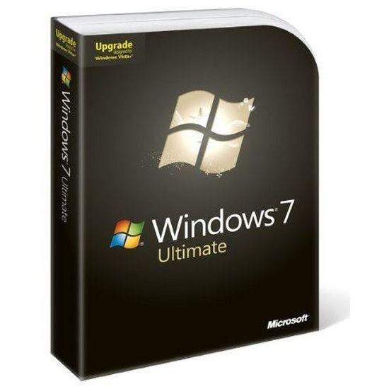Microsoft Windows 7 Ultimate, Upgrade Edition - Cdiscount Informatique