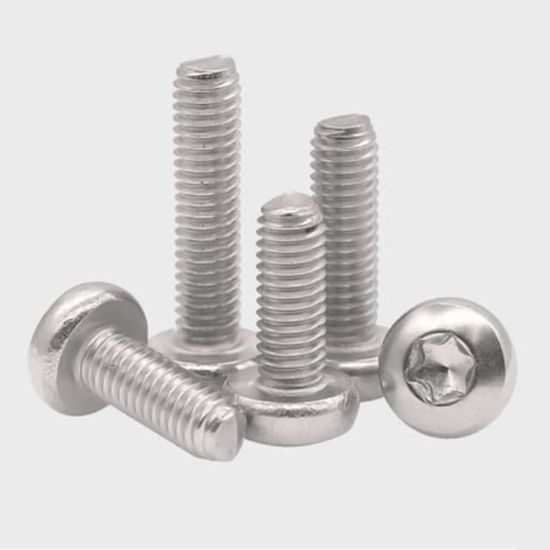 VIS,stainless steel-M2 50pcs-8 mm--Vis à tête cylindrique Torx à Six lobes, 10-50 pièces, M1.6 ...