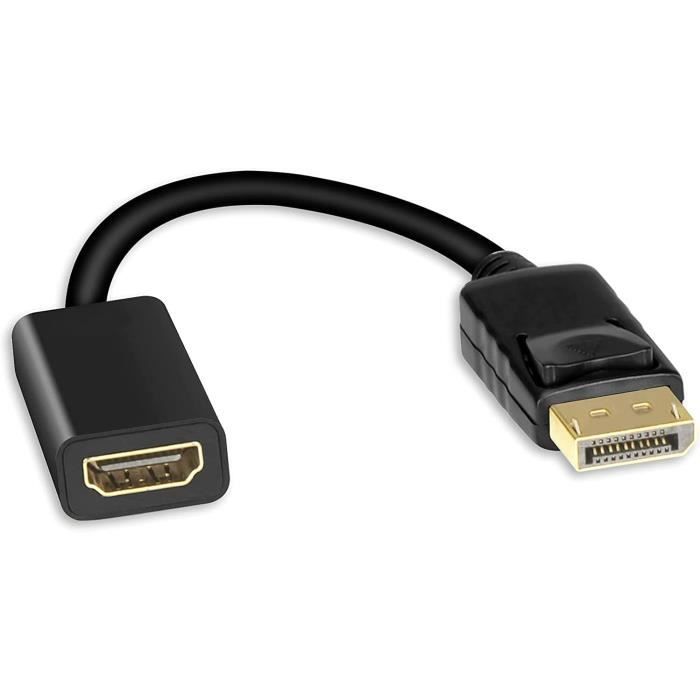 Adaptateur Displayport vers HDMIconvertisseur DP (Display Port) mâle ...