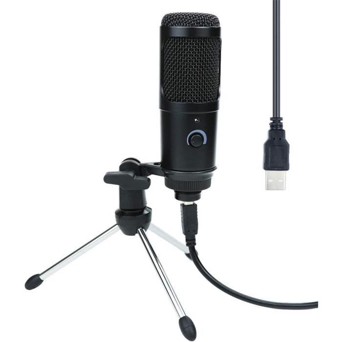 Microphone USB Microphone à condensateur PC Microphone de Studio d ...