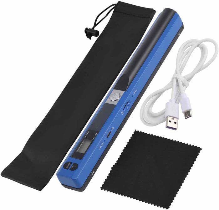 SCANNER-BLUE Scanner Portable Scanner Portable USB Pen Scanner A4 Scan ...