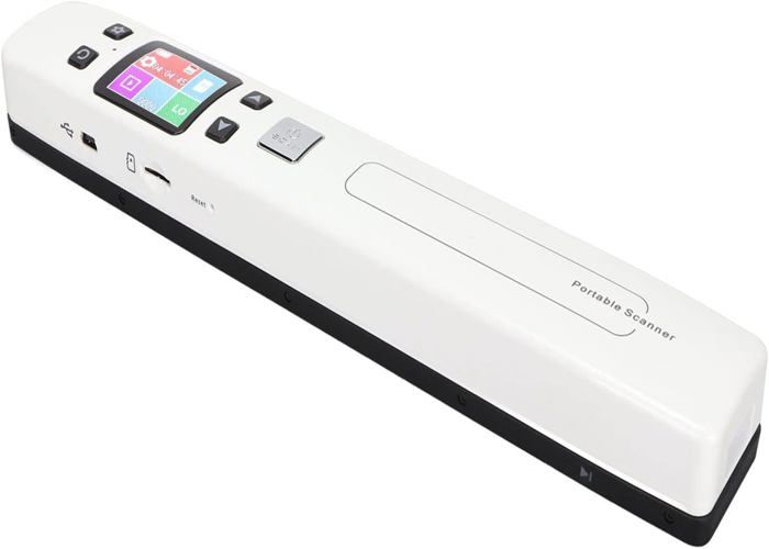 Scanner de Documents, 300 600 1050DPI A4 Scanner Portatif Portable ...