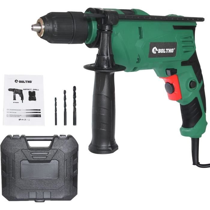 900 W Perceuse à percussion, 3000 tr-min Perceuse battante rotative ...