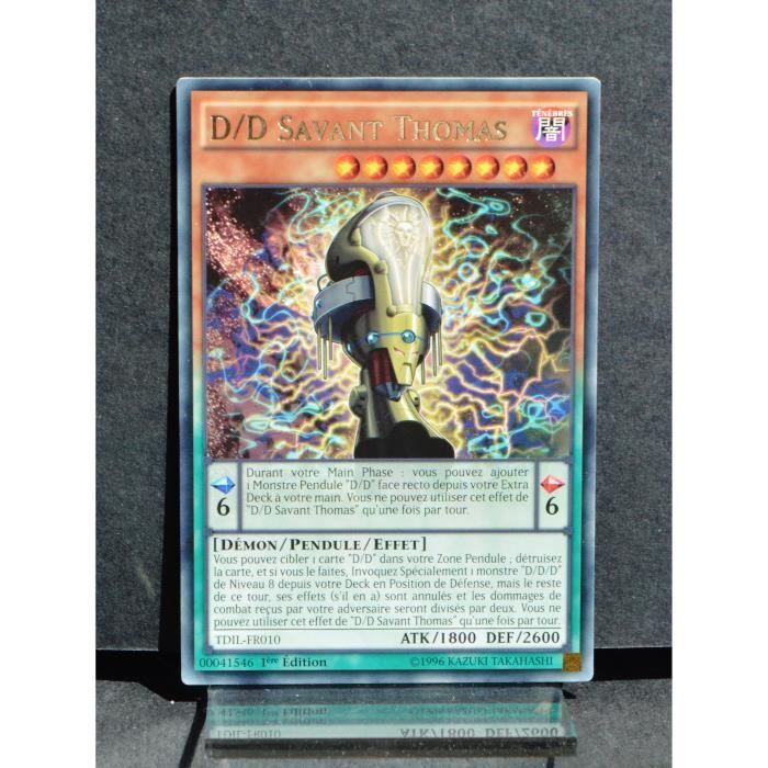 Carte YU-GI-OH TDIL-FR010 D-d Savant Thomas Rare NEUF FR - Cdiscount ...