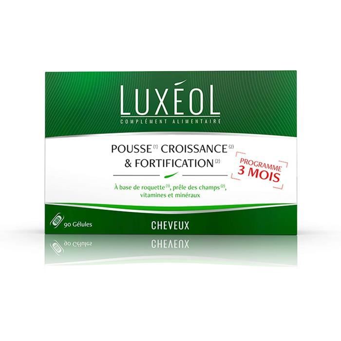 Luxéol – Pousse Croissance & Fortification 3 mois – Favorise la Pousse ...
