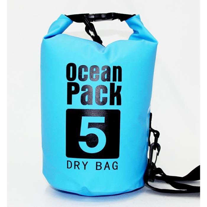 Sac de bain étanche - Light Blue - 5L - Imperméable en PVC - Idéal pour ...