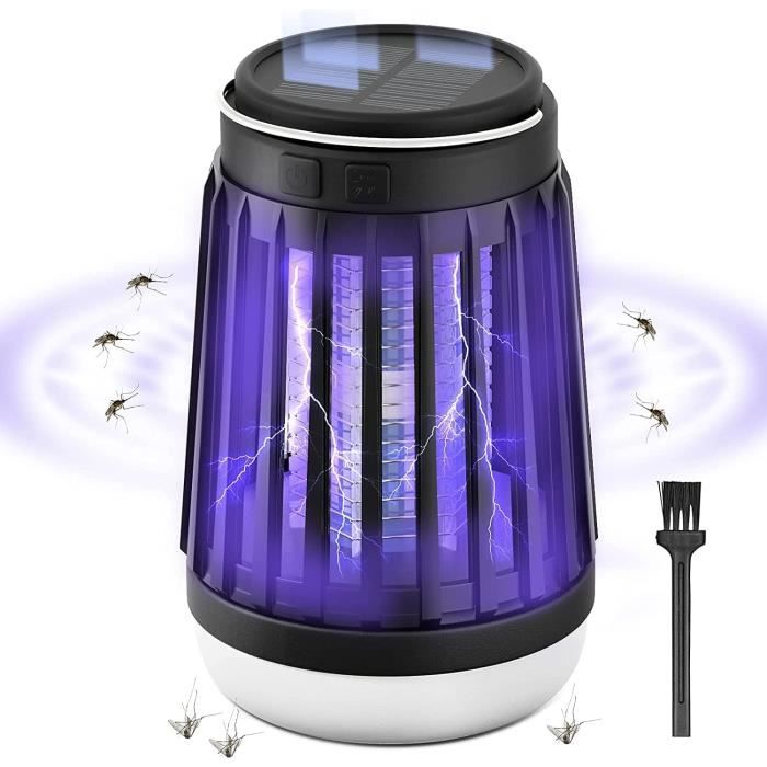 Tue Mouche Eléctrique, Tueur D'Insectes Electrique 20W, Lampe Uv Anti ...