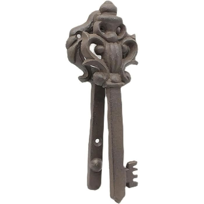 Heurtoir De Porte En Fonte Forme De Clé Poignée De Porte Ferme Rustique ...