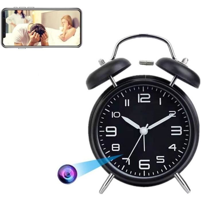 Caméra Espion Cachée, Caméra De Réveil Wifi 1080P Sans Fil De Sécurité ...