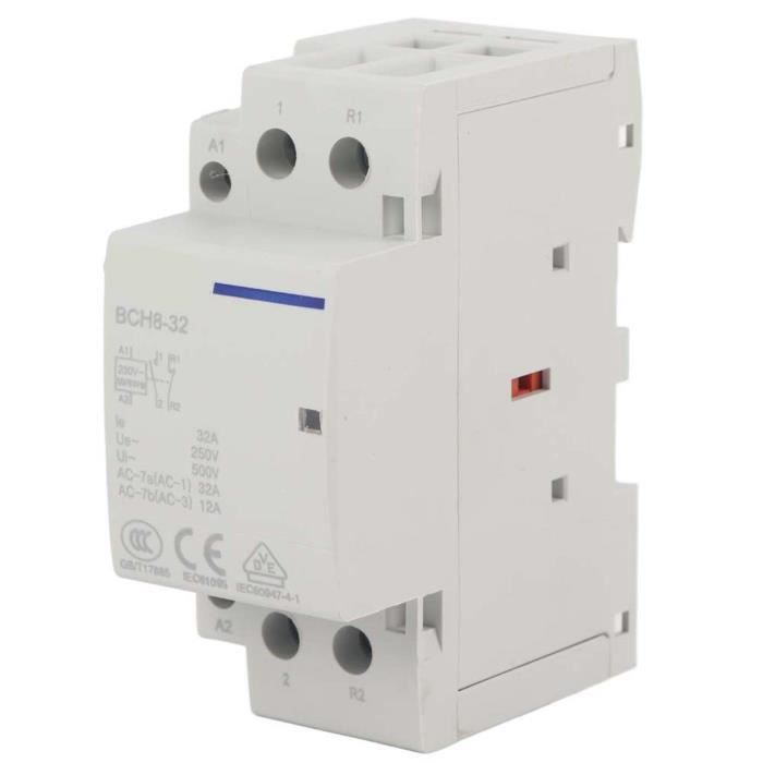 Cikonielf Contacteur AC domestique 2P 32A Contacteur CA 1NO1NC 50 ...