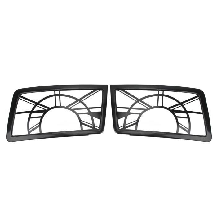 Dioche Couvercle de protection de phare Grille de Phare de Voiture, 2 ...