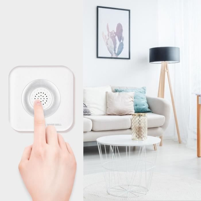 Sonnette Filaire,Carillon de Alarme de Sonnerie DC 12V pour système de ...