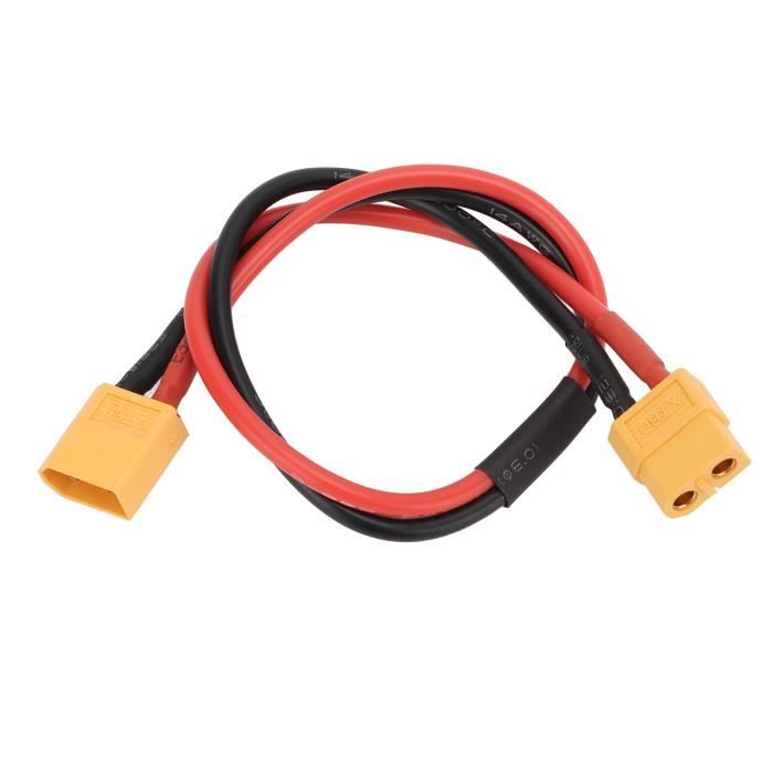 Câble de charge XT60 Câble d'extension mâle à femelle XT60 cordon de plomb 14AWG accessoire de ...