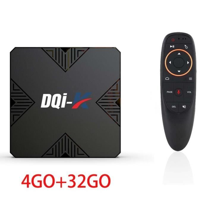 Android tv box télévision android 13 Smart TV BOX Wifi BT 4G 32Go H618 ...