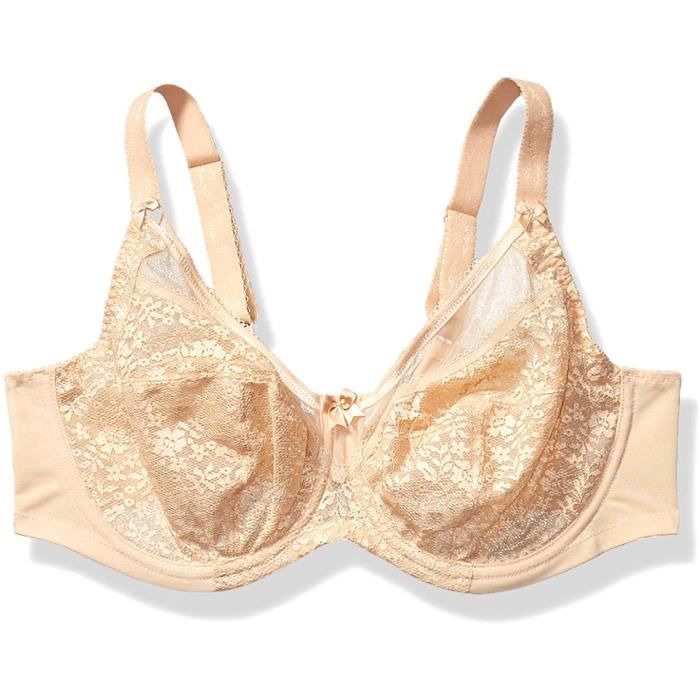 Goddess Femmes Adelaide Armatures à Ruban Soutien-Gorge Couverture Complète, Sable, 38DD Sable ...
