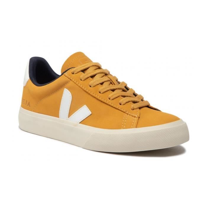 Veja Baskets mode Campo Nubuck Jaune - Cdiscount Chaussures
