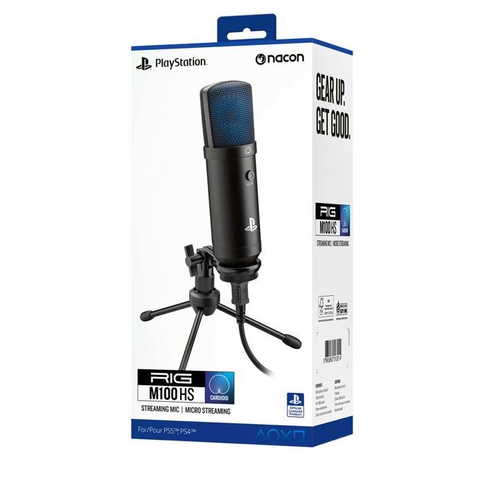 Microphone pour Streaming - NACON - RIG M100 - Cardioïde - Compatible ...