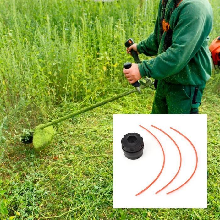 Qqmora Tête de débroussailleuse pour tondeuse à gazon Coupe-bordure en ...