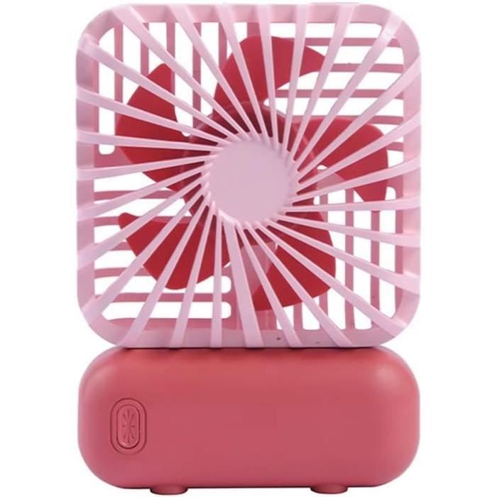 Mini Ventilateur, Rond-Carré Mignon Mini Portable USB De Charge De ...