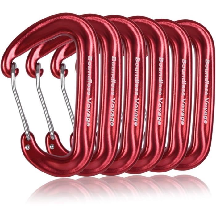 Boundless Vage Pack 12Kn Clip Mousqueton En Alliage D'Aluminium ...