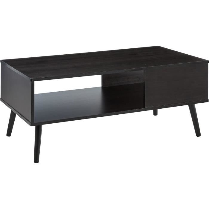 Claude Table Basse Style Milieu Du Siècle Avec Pieds En Bois ...