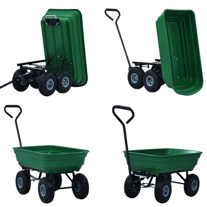 WXS - Chariot à main de jardin - chariots de manutention - 300 kg 75 L ...