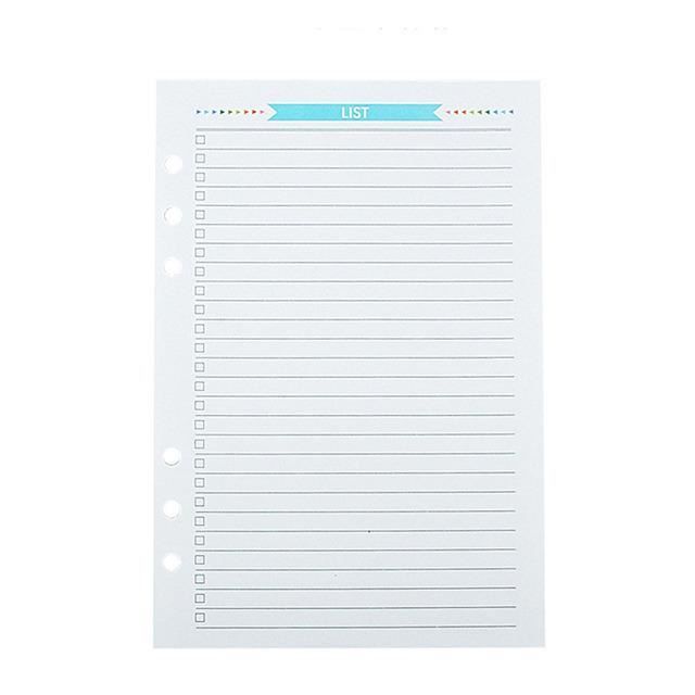 CARNET DE NOTES,A5 To Do List inner-Royaume-Uni--Classeur à anneaux à ...