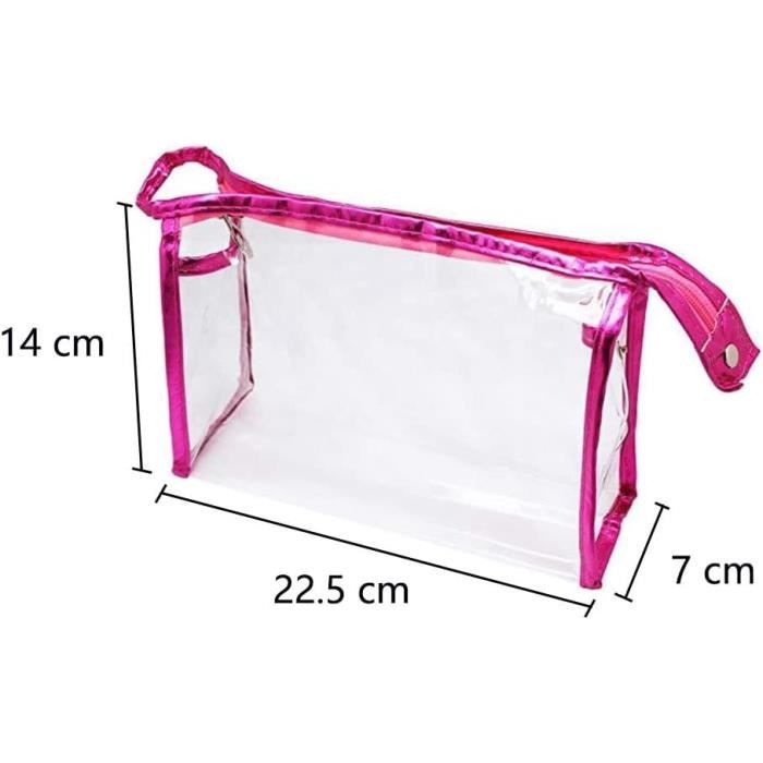 Trousses De Toilette - Dtoterul Pochette Transparente Voyage 4 Pièces ...