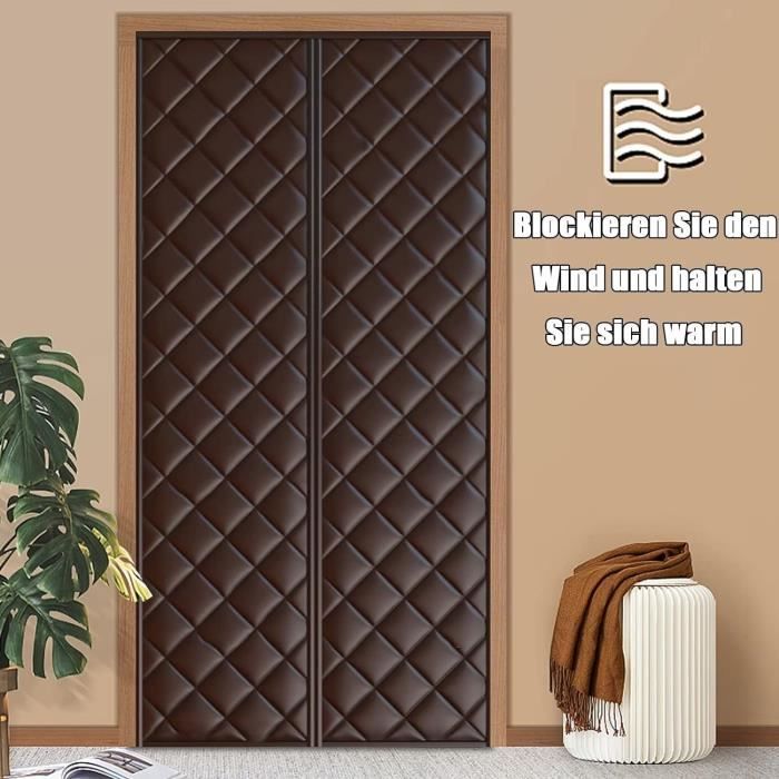 Isolant Thermique Porte Anti Froid Porte Entrée Coupe-Vent Imperméable ...