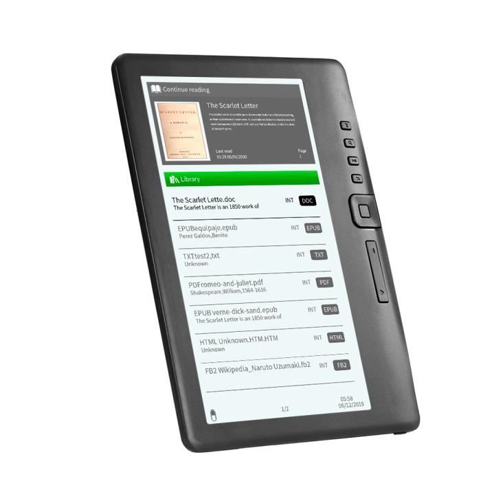 BK7019 Liseuse numérique Touch - 6 pouces lecteur e-book 16Go e-ink - e ...