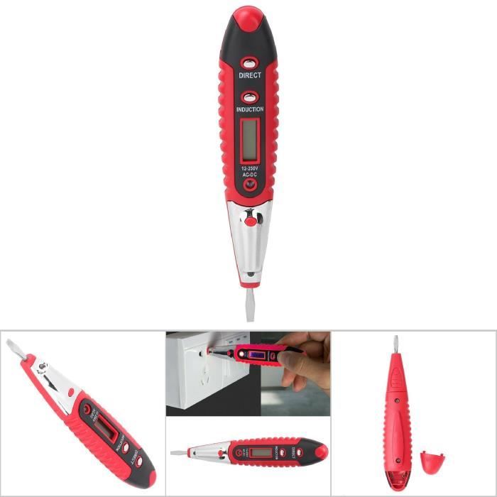 GOTOTOP Crayon de test avec lampe oculaire nocturne Crayon de test AC‑2 ...